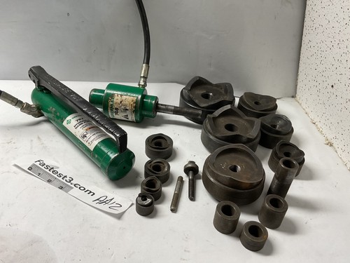 GREENLEE HYDRAULIC KNOCKOUT SET-767 WITH 746 RAM WITH DIES | eBay