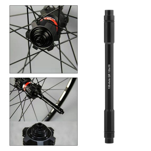 Bike 12mm to 10mm QR Adapter Thru Axle Hub 135/142/148mm Front Wheel ...