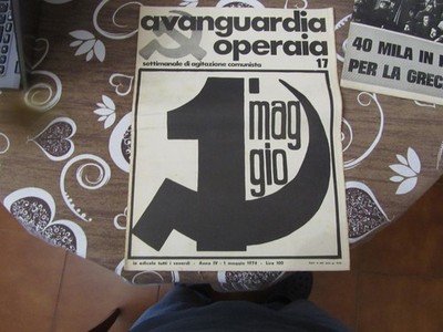 GIORNALE AVANGUARDIA OPERAIA SETTIMANALE DI AGITAZIONE COMUNISTA 1 ...