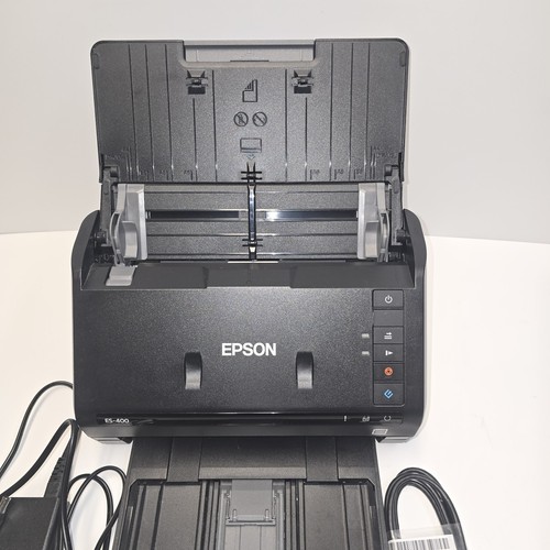 Epson Workforce ES-400 USB Duplex Color Document Scanner w/Cables | eBay