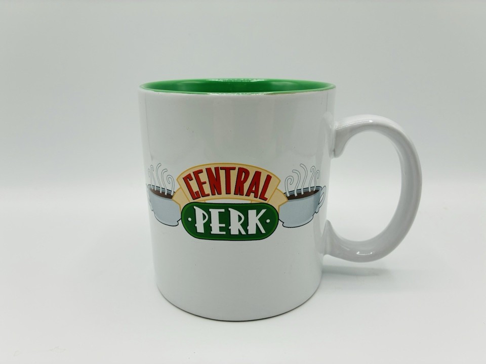 Friends Central Perk Ceramic Coffee Mug 20oz XL TV Show Silver Buffalo ...