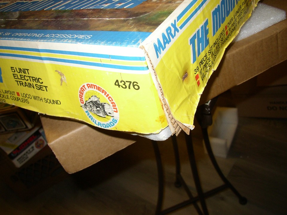 Vintage Marx boxed 0 gauge The Mountaineer train Set #4376 490 Loco | eBay