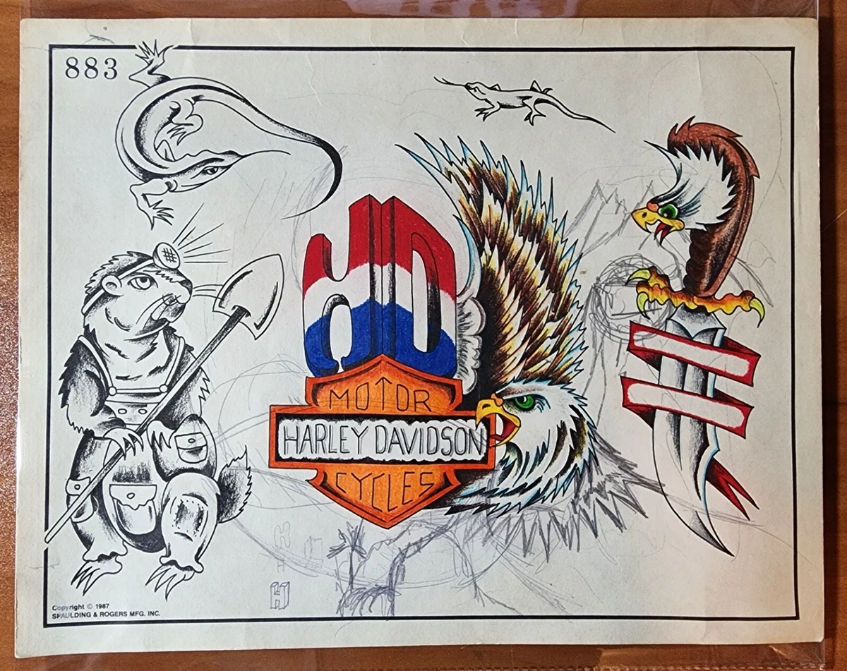 Old School Biker Tattoo