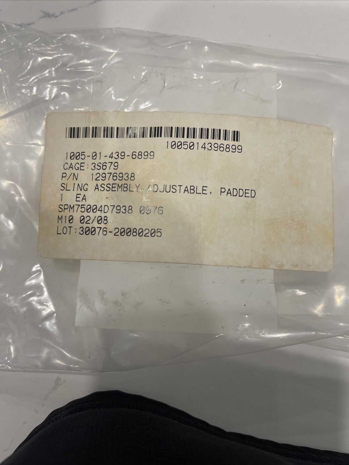 Military Machine Gun SAW Padded Sling NSN 1005-01-439-6899 Shoulder ...