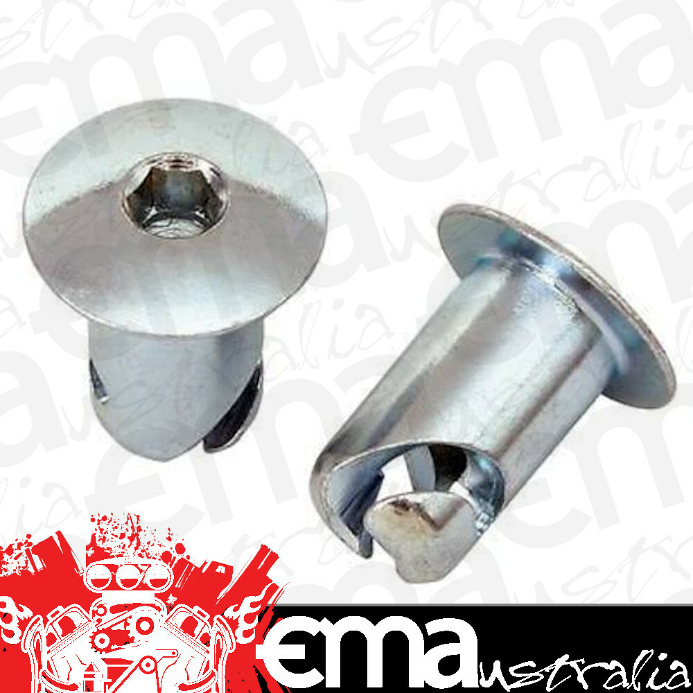 Moroso MO71362 Steel Oval Head Quick Fasteners Hex Drive 7/16" X .550 ...