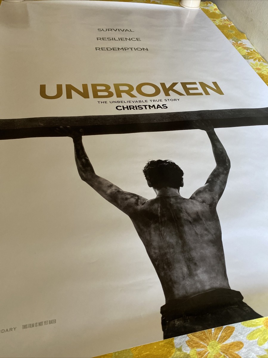 Unbroken Poster Movie Unbroken By Laura Hillenbrand | Paper Plus