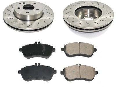 Front Brake Pad and Rotor Kit For 2012-2015 Mercedes C250 2013 2014 ...