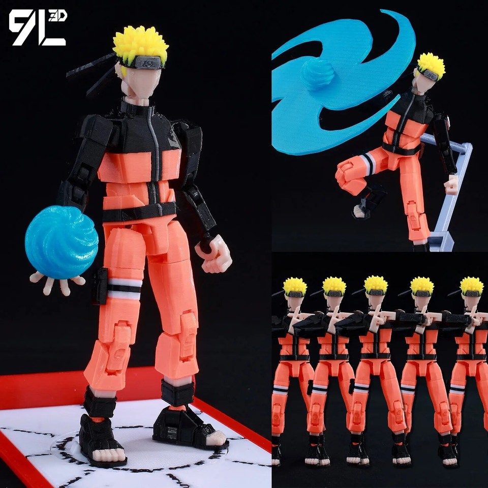 T13 Printed Anime Naruto Jujutsu Kaisen Characters Lucky13 Dummy Action ...