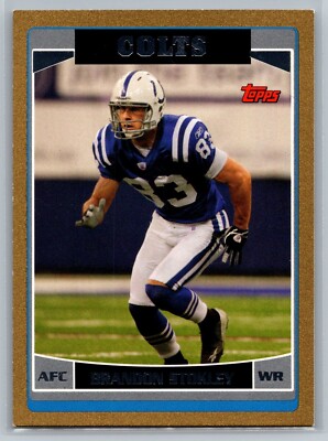 2006 Topps #249 Brandon Stokley Gold #SP/2006 Indianapolis Colts | eBay ...