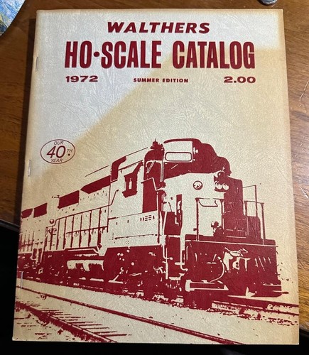 Walthers 1972 Edition Model Railroad Reference Book Catalog HO Scale | eBay