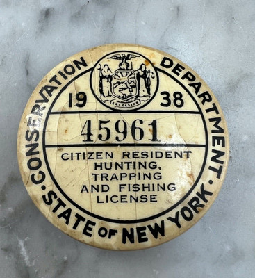 Licenses - Vintage Hunting License