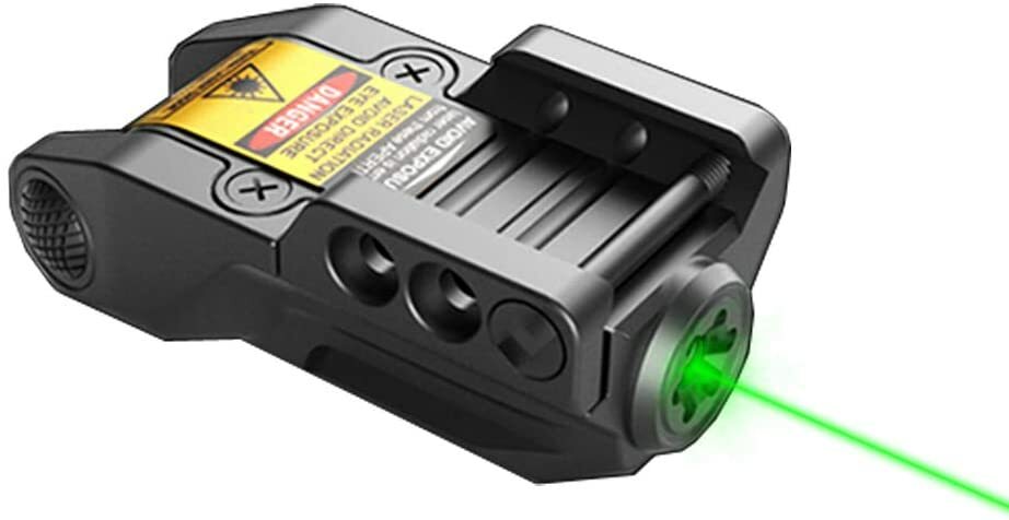 Low Profile Rechargeable Pistol Green Laser Sight, for Handgun, Rifle ...
