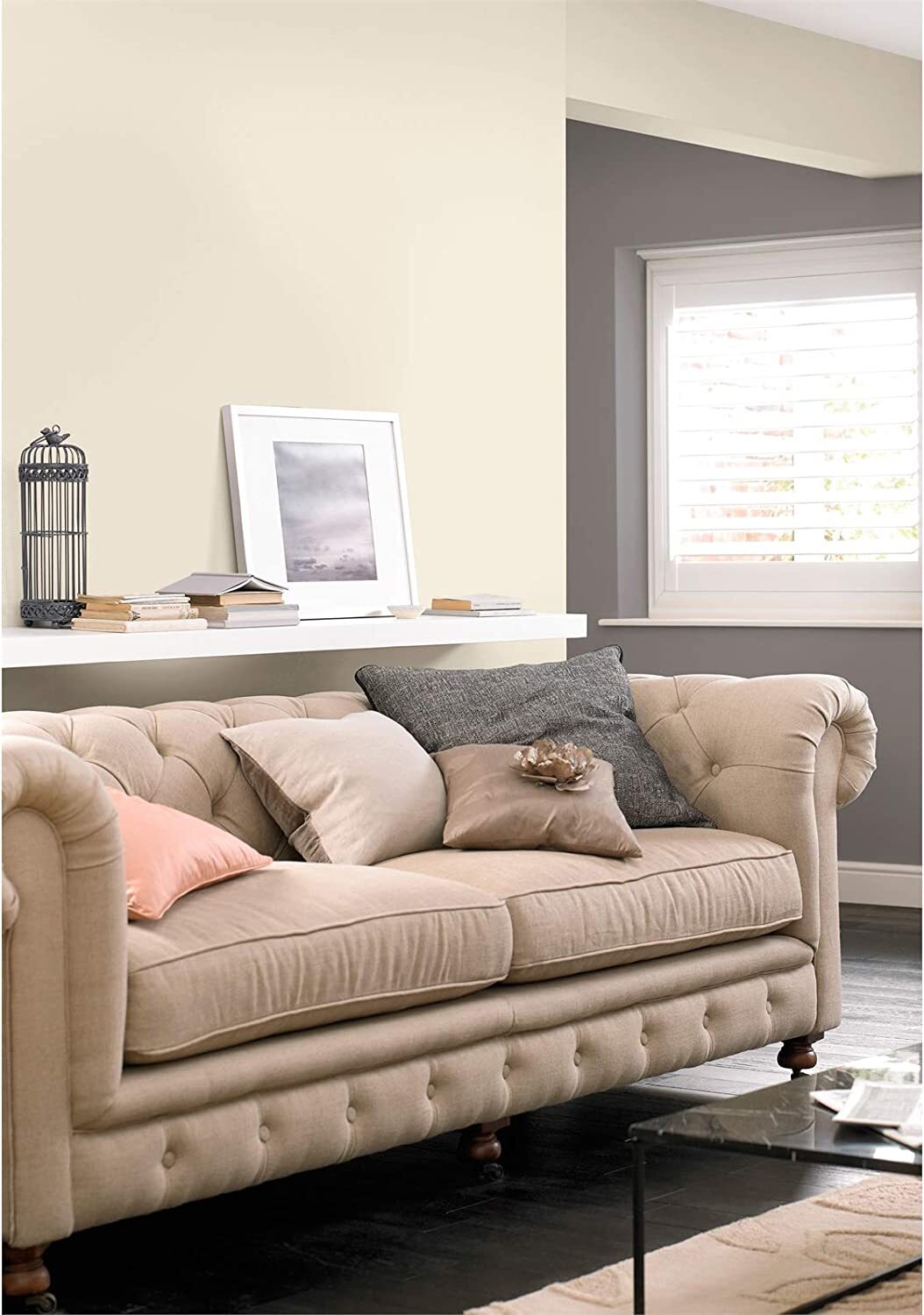 2.5L CROWN Easy Clean MATT Emulsion Snowdrop Grey | eBay UK