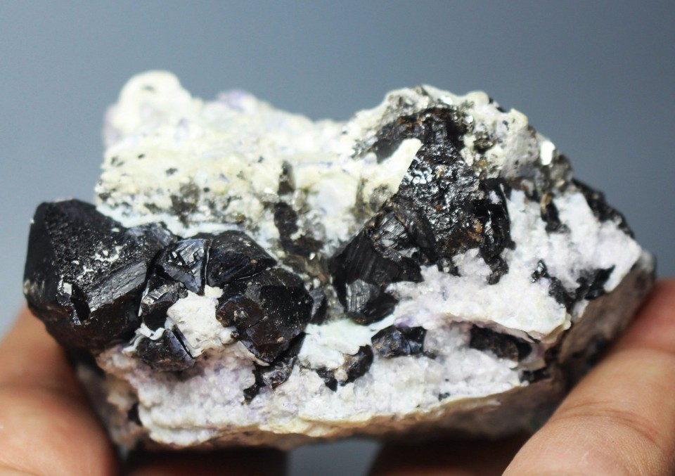 Beautiful Cassiterite grow with Mica Crystal Cluster Mineral Specimen ...