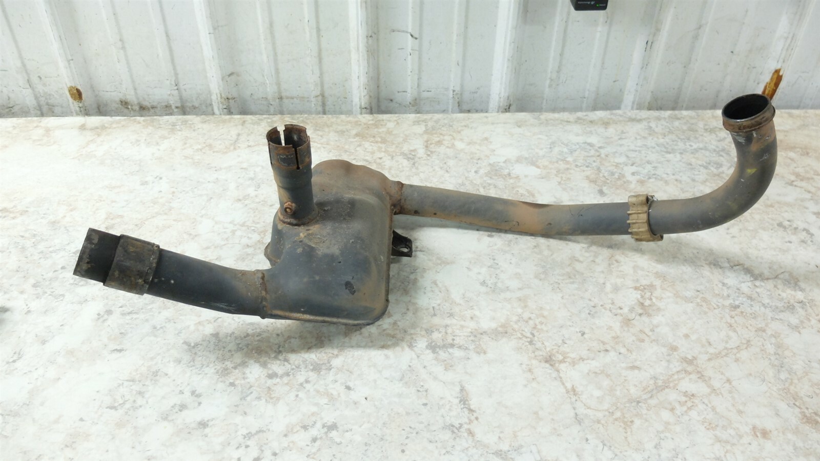 88 Honda VTR 250 VTR250 Interceptor front muffler pipe exhaust header ...
