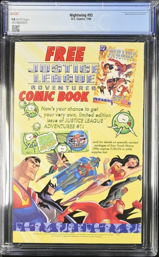 Nightwing #93 CGC 9.8 Controversial Rape Sex Assault Issue DC Comics ...