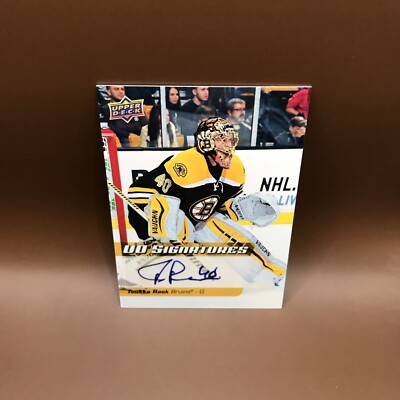 2014-15 Upper Deck Series Two Tuukka Rask UD Signatures Auto Autograph ...