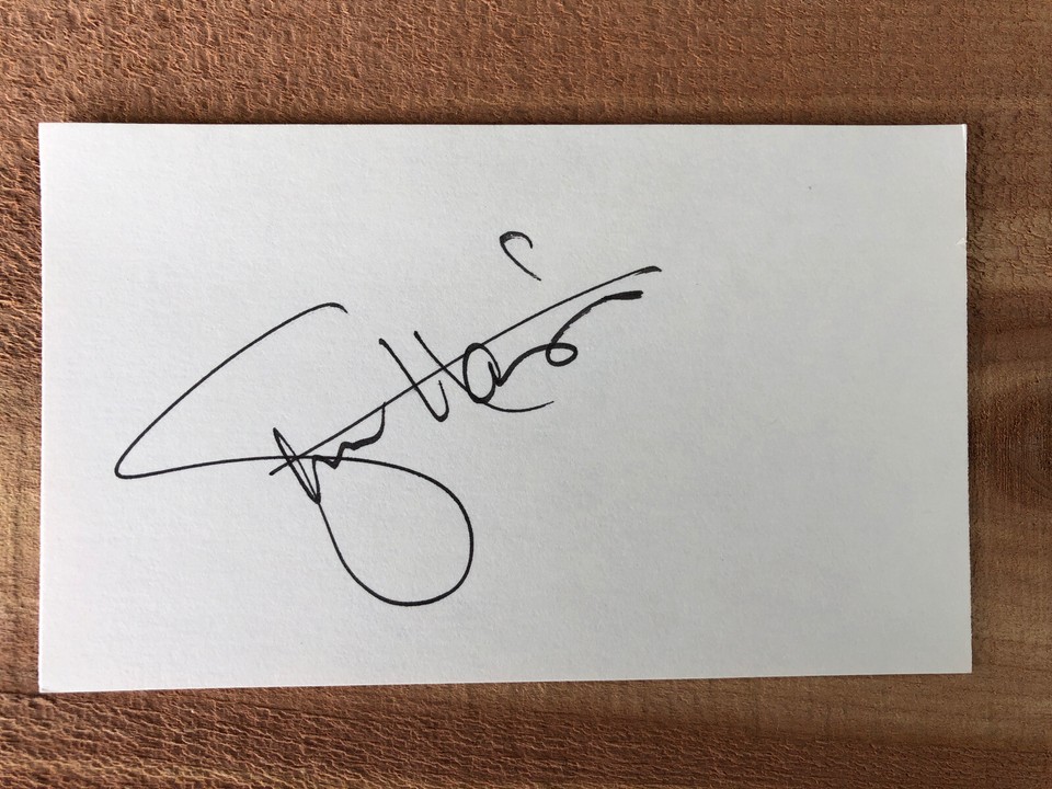 Sam Harris Star Search Musician Over the Rainbow Autograph Signature ...