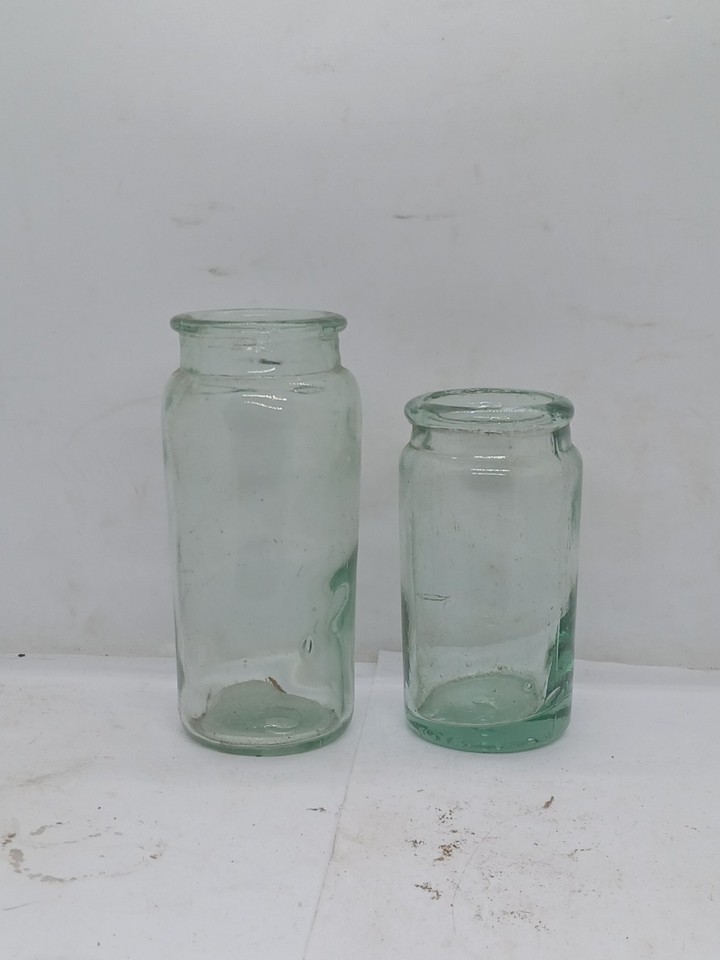 2 Small Glass Jam Jars | eBay UK
