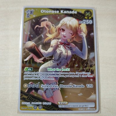 Otonose Kanade Hololive Official Card Game Ocg Tcg SR Elite Spark EN | eBay