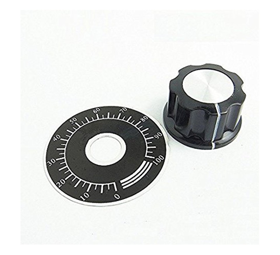 MF-A03 Knob Cap 6mm Dia Hole for Potentiometer + Dial 1pcs | eBay