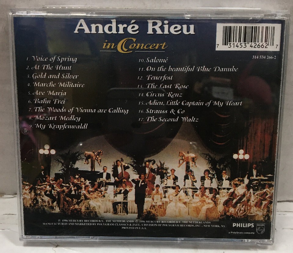 Andre Rieu In Concert CD | eBay