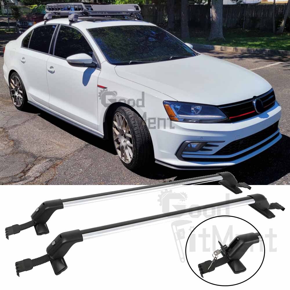For 2019-2022 Volkswagen VW Jetta GLI 43.3" Roof Rack Cross Bar Luggage ...
