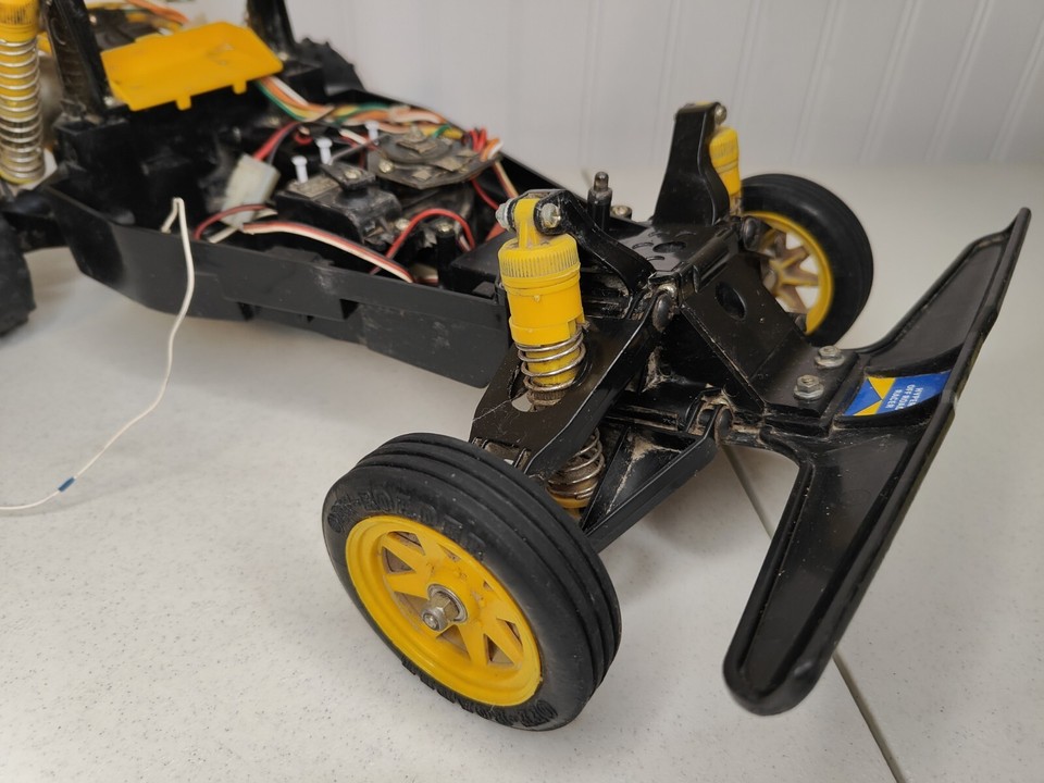 Vintage 1986 Tamiya Falcon RC Remote Control Car Speed Racer Buggy ...
