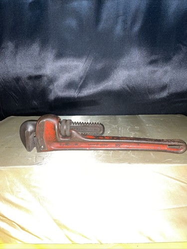 Rigid Heavy Duty Pipe Wrench 14 Inch Made In USA Oil Hardened | eBay