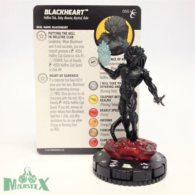 Heroclix X-Men: Rise and Fall set Blackheart #055 Super Rare figure w ...