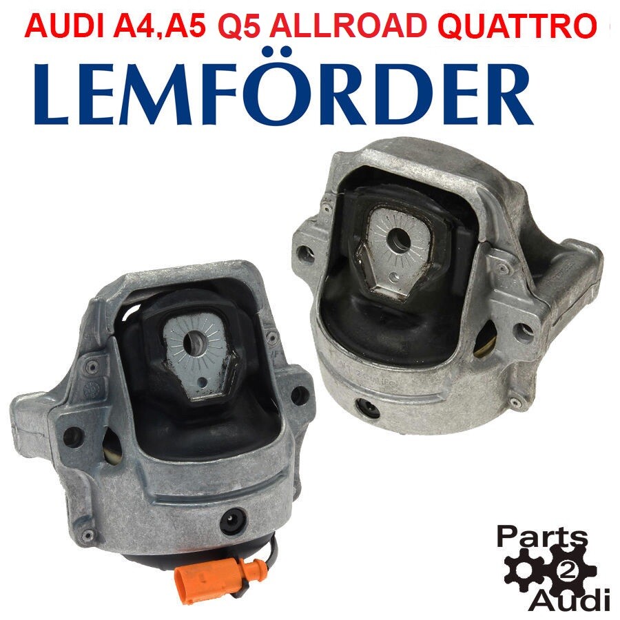 Engine Motor Mount Mounts Set Left and Right Kit For Audi A4 Quattro A5 ...