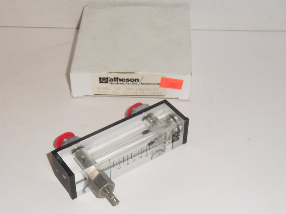 Matheson PM-10640-V1 Q1-4E101-Q607 10640 GPH Water Flow Meter | eBay