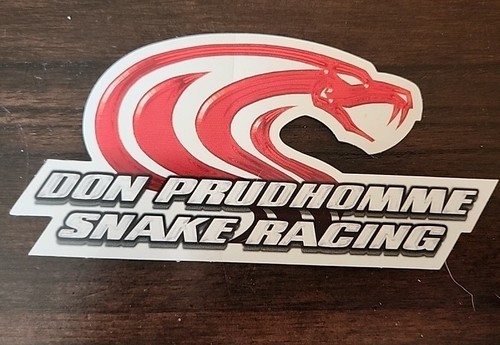 DON PRUDHOMME Snake Racing - Original Vintage Racing Decal/Sticker NHRA ...