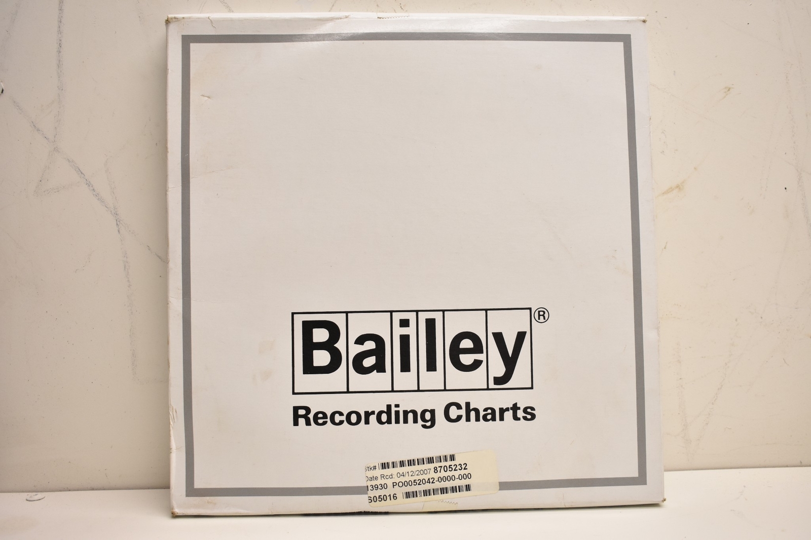 Bailey Recording Charts 50C6 1P00052563 2 BOXES of 100 Charts | eBay