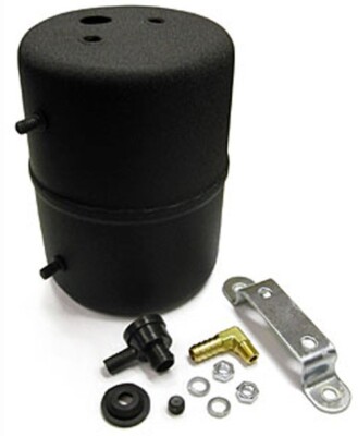 Vacuum Reservoir Canister, Remote Type, Power Brakes, Black | eBay