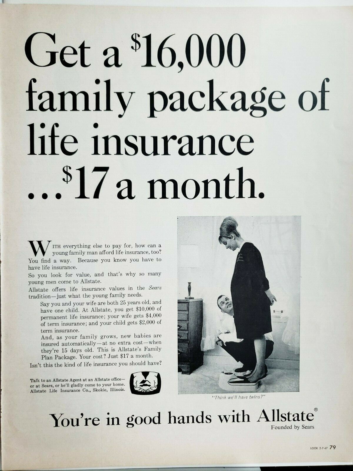 Vintage 1967 Allstate Insurance Print Ads Ephemera Wall Art Decor | eBay