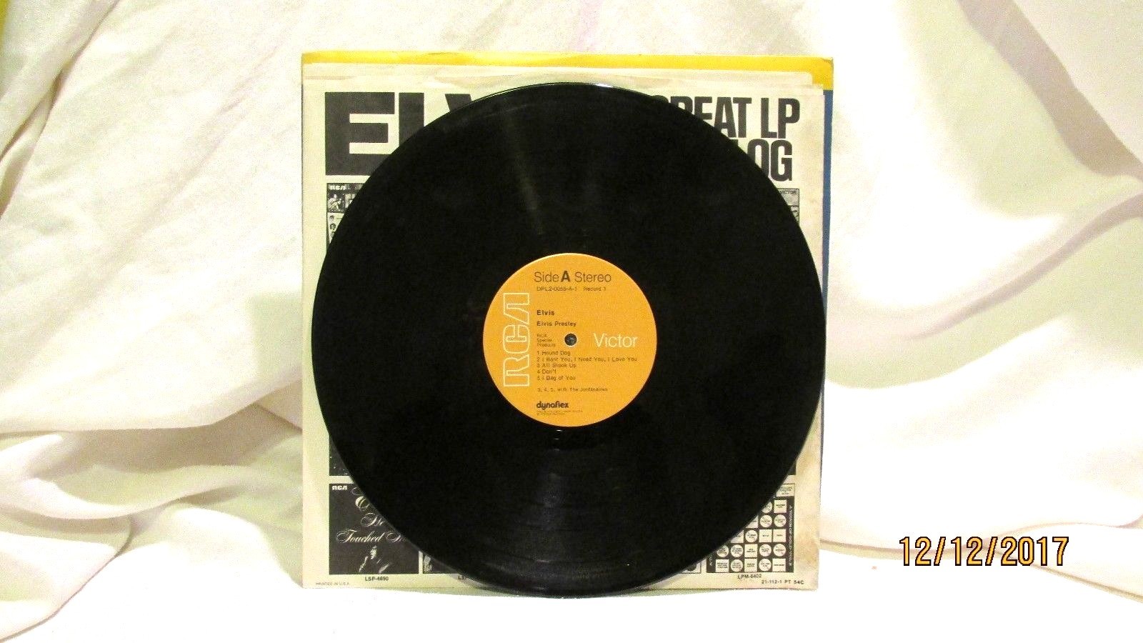 1973 Elvis Presley Elvis Vinyl LP 33 RCA DLP2 0056 2 Record Set DPL2 ...