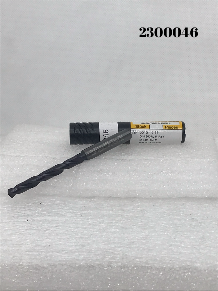 1/4" 5xD, RT 100 U nano-FIREX Guhring Tungsten Carbide Solid Jobber ...