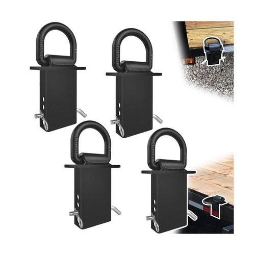 Stake Pocket D Rings 4Pcs 18000lbs Heavy Duty Removable D-Ring Stake ...