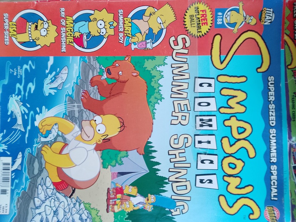 The Simpsons Comics Issue 188 Summer Shindig RARE BARGAIN PRICE BUY ...