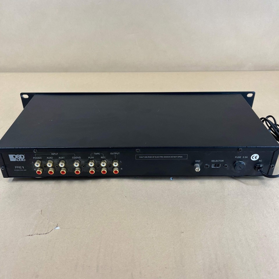 OSD Audio PRE-1 Stereo Pre-Amp Professional Stereo Preamplifier | eBay