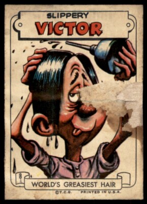 1966 Topps Slob Stickers Slippery Victor #8 | eBay