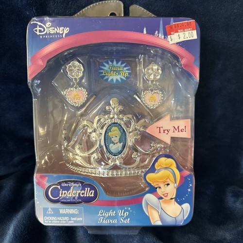 2008 Disney Princess Cinderella Light Up Tiara Set New Special Edition ...