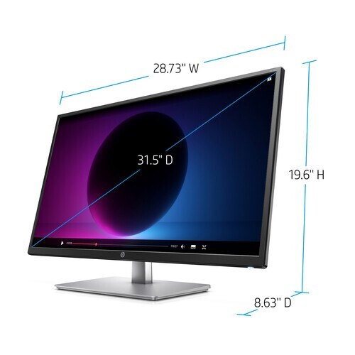 New HP 32s 31.5" 16:9 IPS Anti Glare LCD Monitor With Stand 1920 X 1080 ...