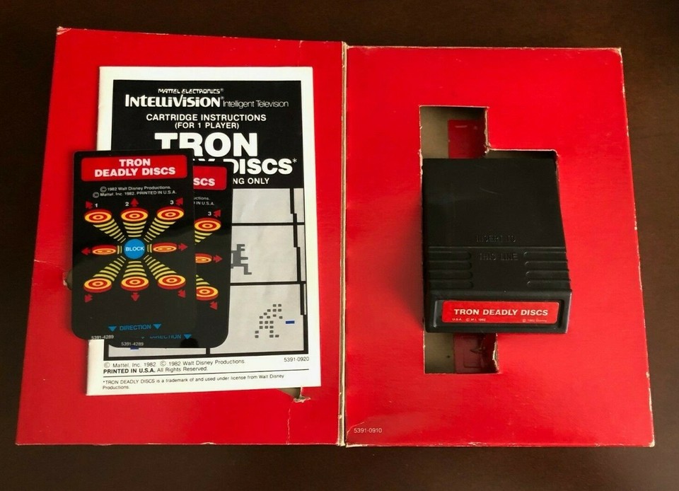 TRON games for Intellivision from Mattel Electronics | eBay