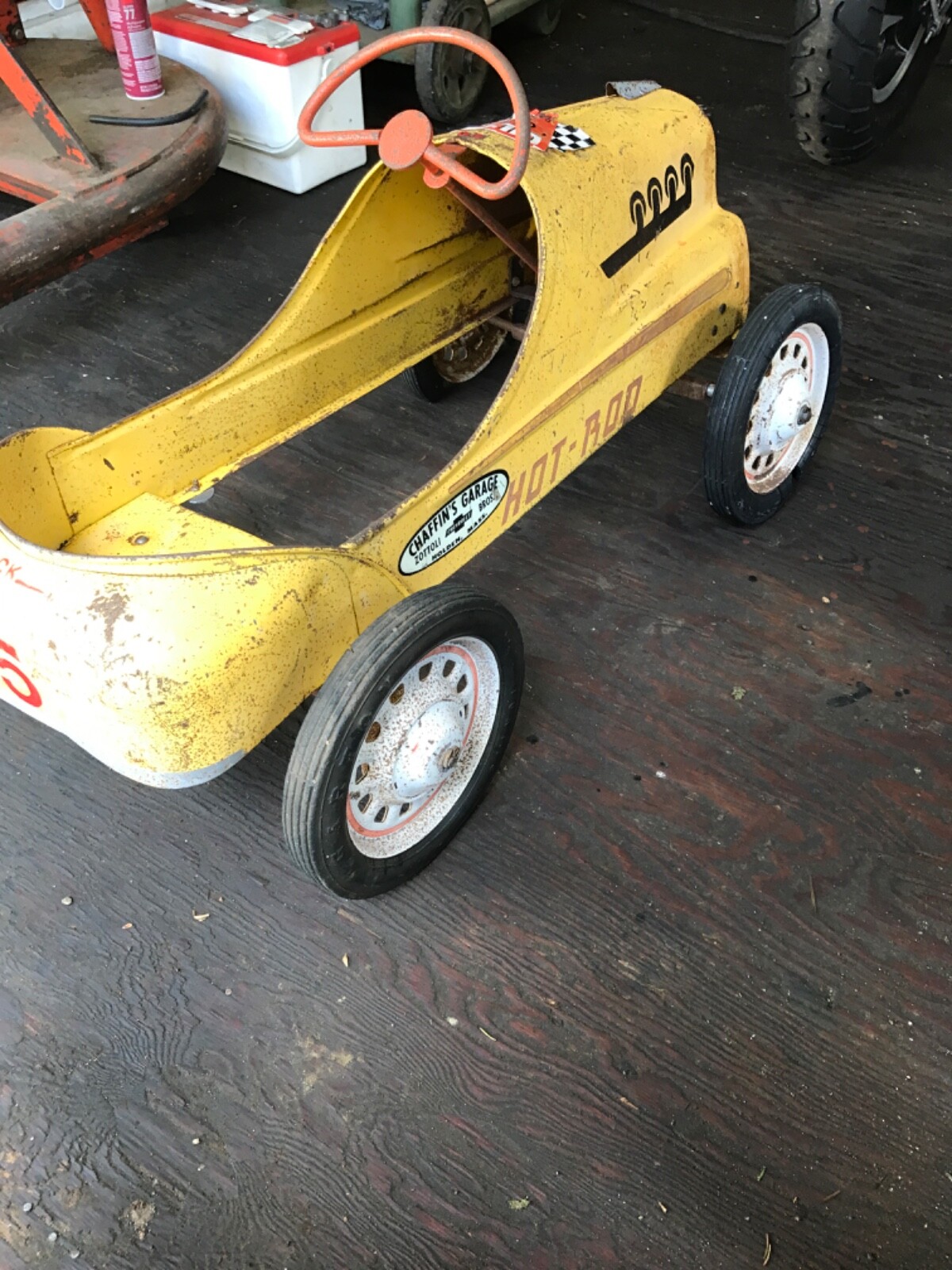 Vintage 1950s Garton Hot Rod Pedal Car with Original Paint | eBay