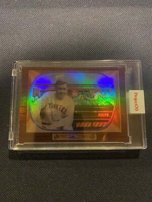 2022 Topps Project 70 Babe Ruth CES Rainbow FOIL /70 - #728 Yankees ...