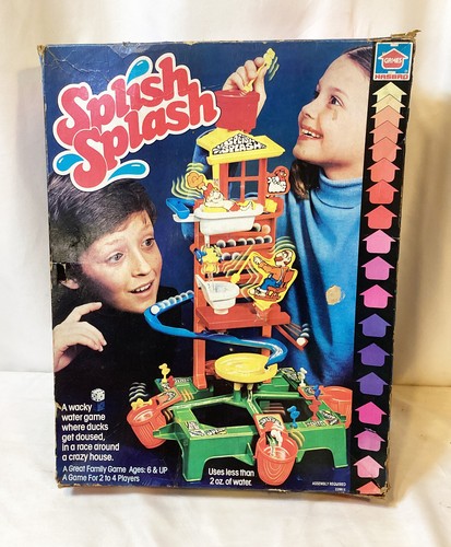 Splish Splash Water Board Game Play Set 1981 By Hasbro Great Condition ...