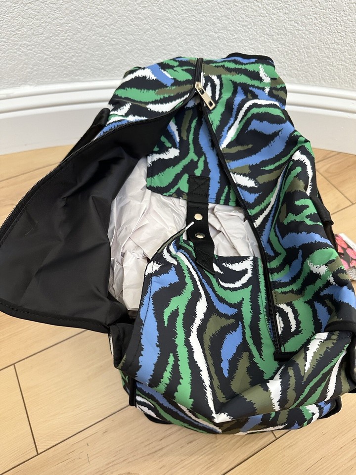 Diane Von Furstenberg~DVF X Target Disco Zebra Green Weekender ...