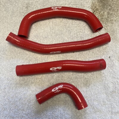 Honda Red CV4 Silicone Radiator Hoses CRF 450 R 17-22 | eBay